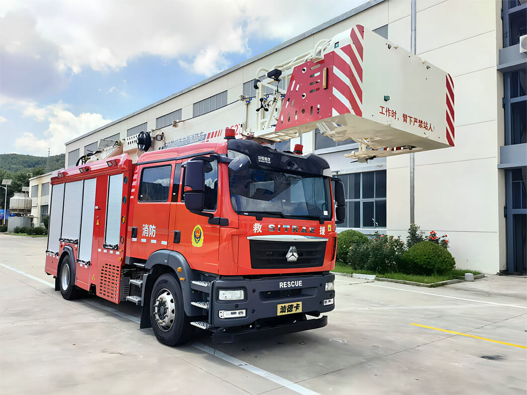 Wholesale SITRAK Aerial Elevated 27M Platform Fire Truck in Chinese ...