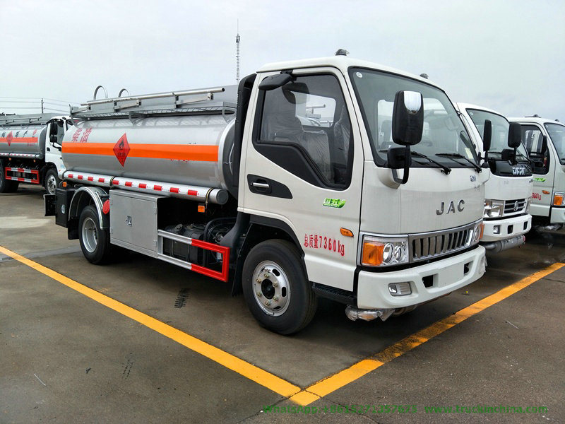 Wholesale JAC 4m3 Mini Fuel Delivery Truck (1000 Gallon Small Fuel ...
