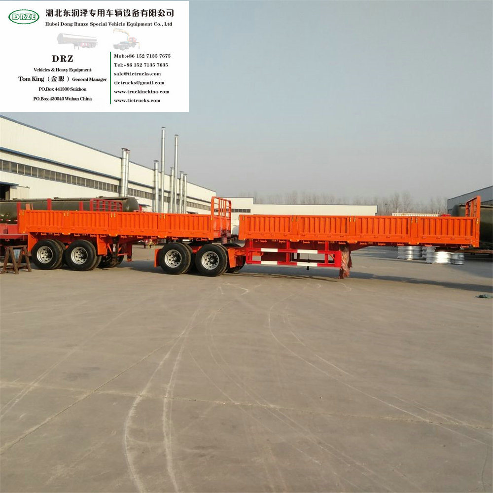 Wholesale Customized Double Combination Interlink Trailer (Dolly 2-6 ...