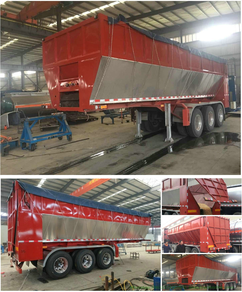 Wholesale Customizing 3 Axle Conveyor Belt Trailer (Self-unloading ...