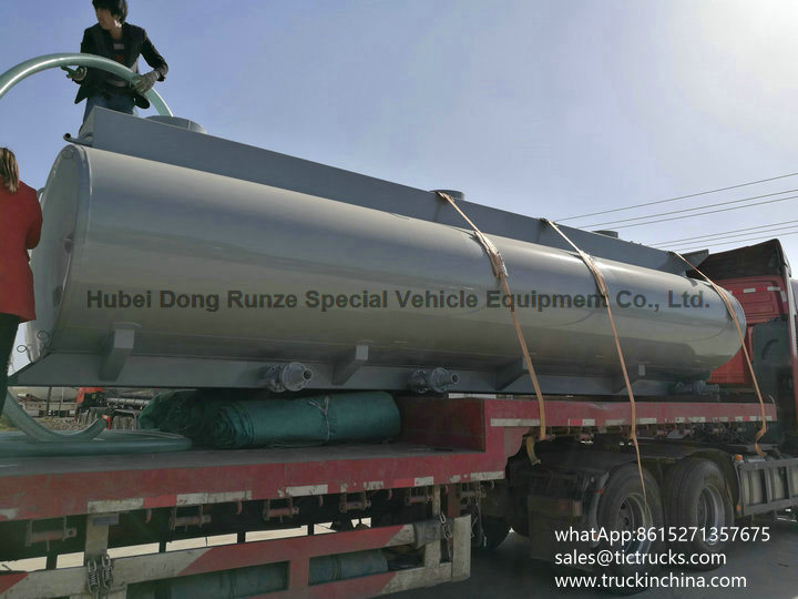 Wholesale Tank Body Carbon Steel Inner Lined 16mm PE, 15000L-16500L for ...