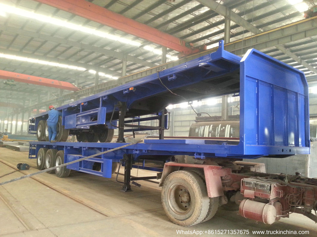 Wholesale 40FT Flatbed Container Semi Trailer (Flatbed Container ...