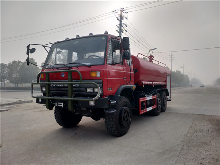 Dongfeng 6X6 off-Road 12000liter Water Tank Fire Truck