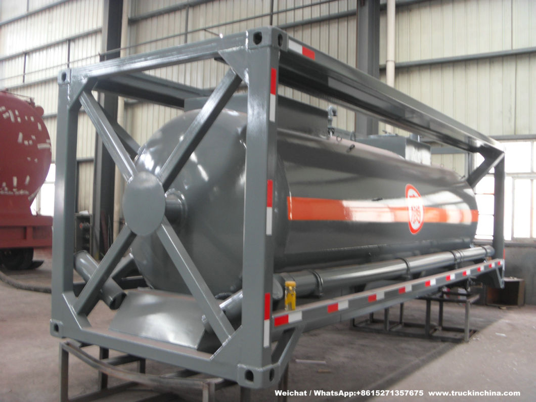 Wholesale Reagent Sulfuric Acid 20FT ISO Tank Container 17500L (H2SO4 ...