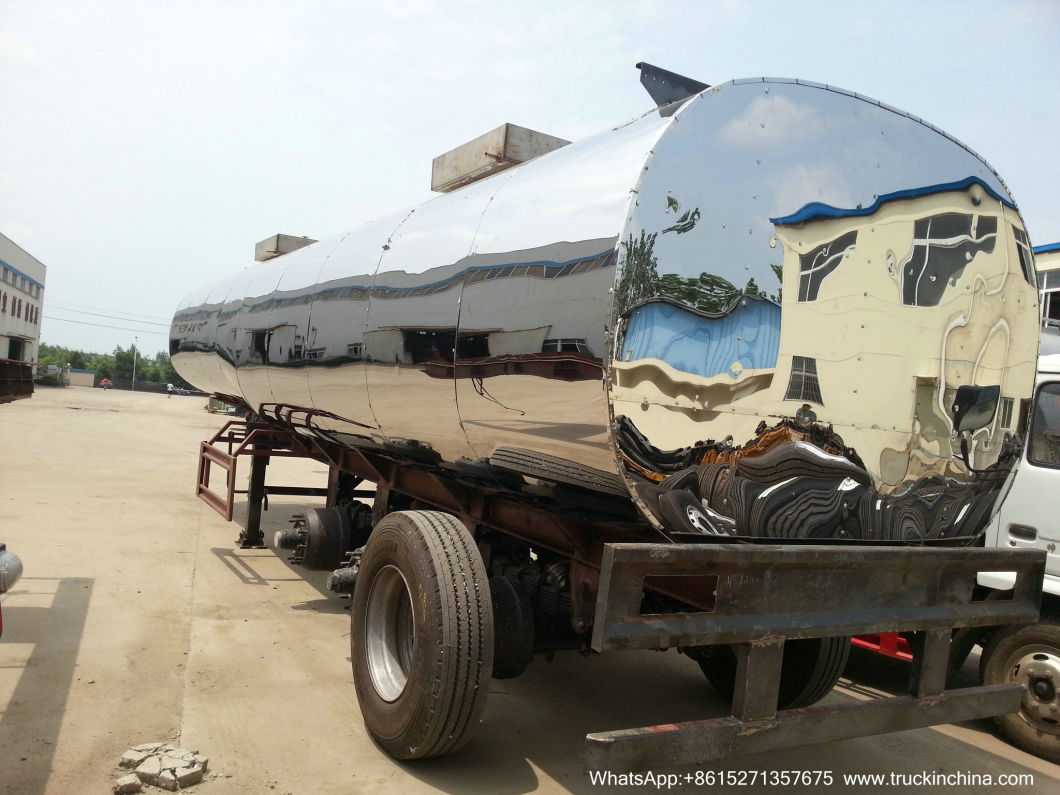 Wholesale 3 Axles Stainless Steel Tank Trailer for Drinking Water ...