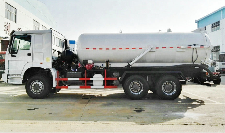 Wholesale Sinotruk HOWO 10 Wheels VAC Tanker Sewage Sludge Truck with ...