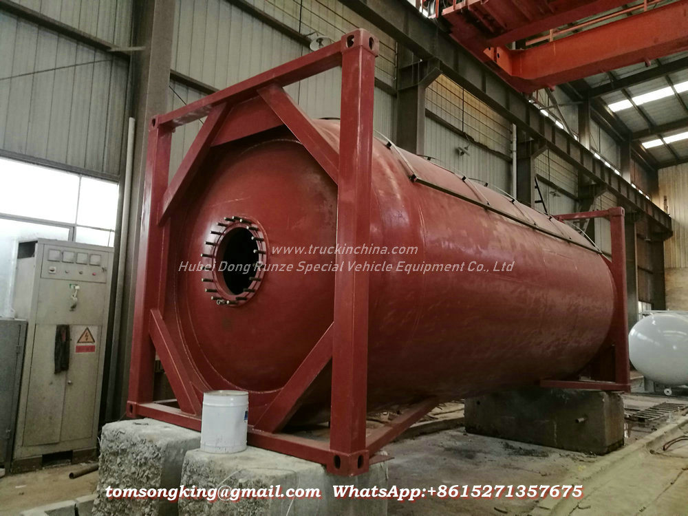 20FT Pressure Tank Container for Liquid Ammonia Un1005 Liquid Nh3 ...