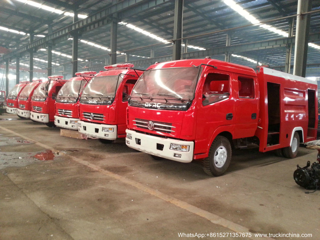 600p Double Cabin Isuzu Fire Truck Nkr Fire Fighting Truck 2500L/3000L ...