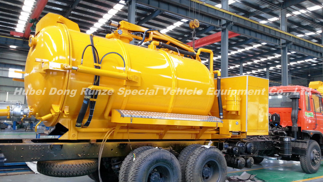 Wholesale Combined Sewer Jetting Vacuum Tank Body Customized (3000L ...