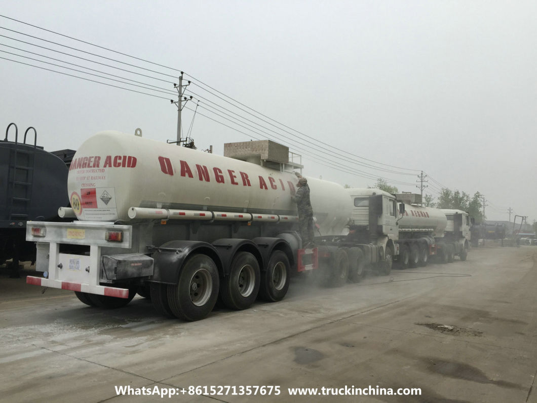 Wholesale 3 Axles Caustic Soda Tanker Semi-Trailer (Sodium Hydroxide ...