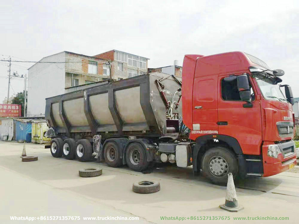Wholesale Customizing 3 Axle Conveyor Belt Trailer (Self-unloading ...