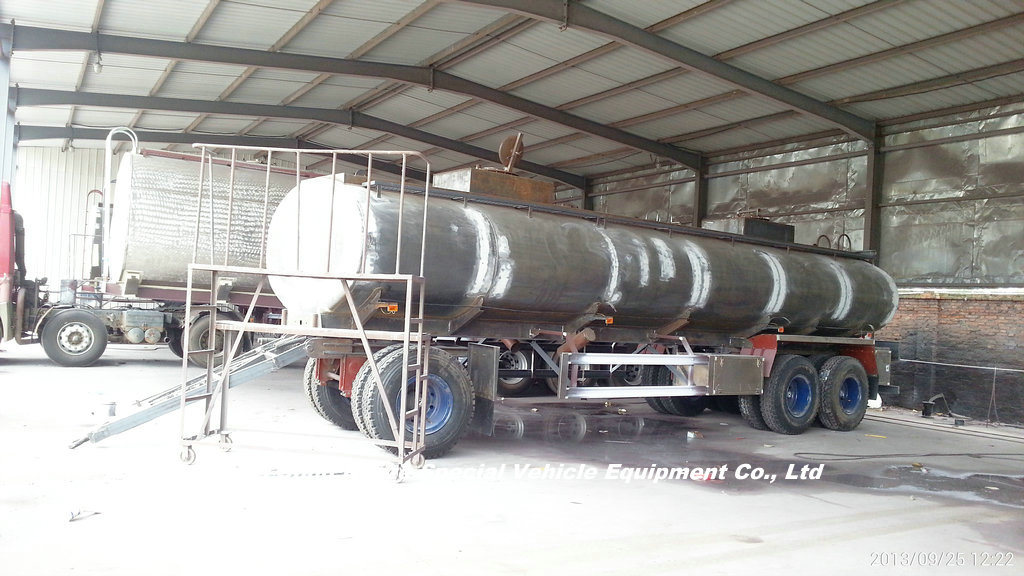 Full Tank Trailer with Draw Bar Dolly 2-3 Axles for Fuel, Water, Oil ...