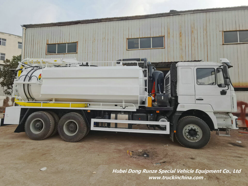 2 Units Righ Hand Drive Shacman F3000 Hydro Excavators Truck Combined ...