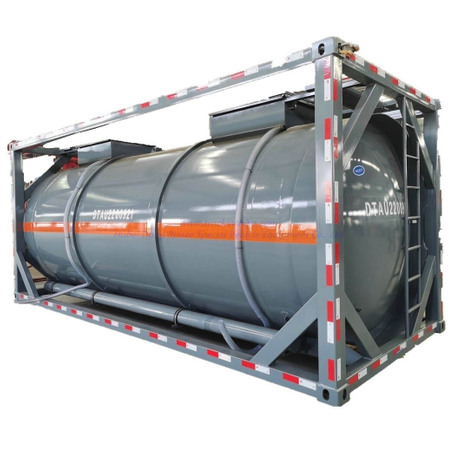 Wholesale Iso 20FT HF HCl Acid Container Tank Lined PE 16mm 20KL in ...