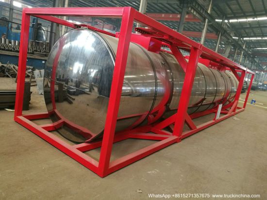 Wholesale 40FT Sulfur ISO Tank Container (Insulated Cladding Stainless ...
