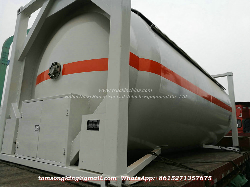 20FT Pressure Tank Container for Liquid Ammonia Un1005 Liquid Nh3 ...