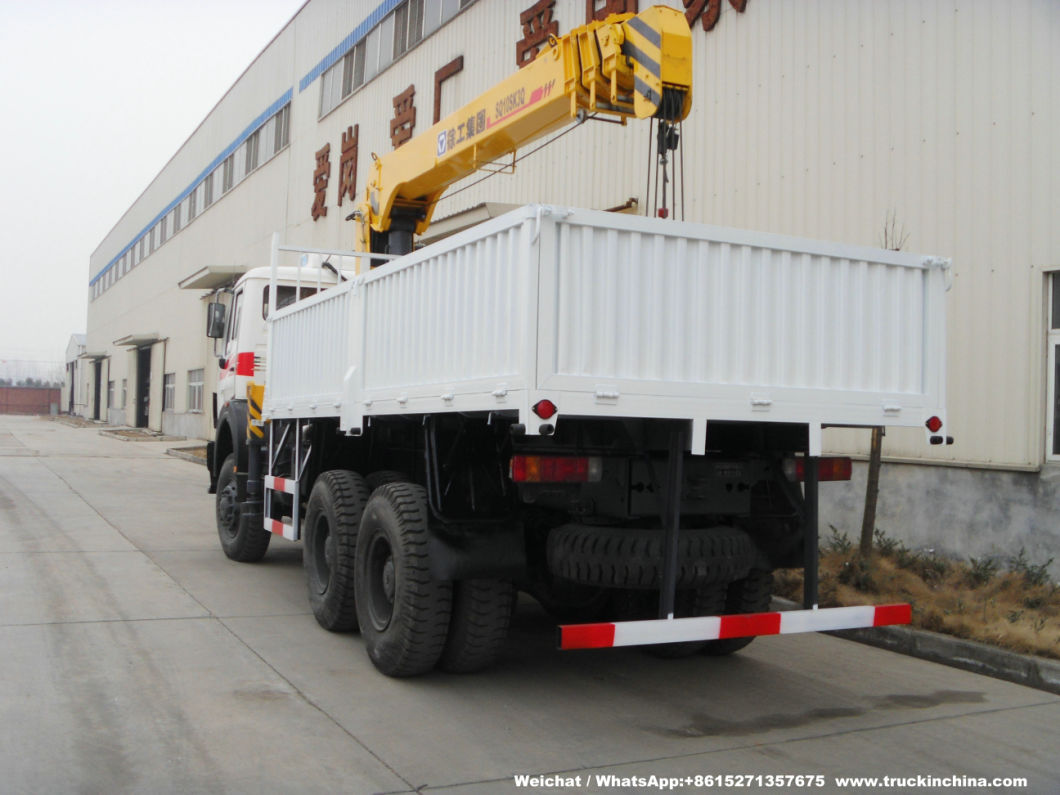 Beiben off Road Crane Truck with 10t Telescopic Boom (6X6 Trucks ...