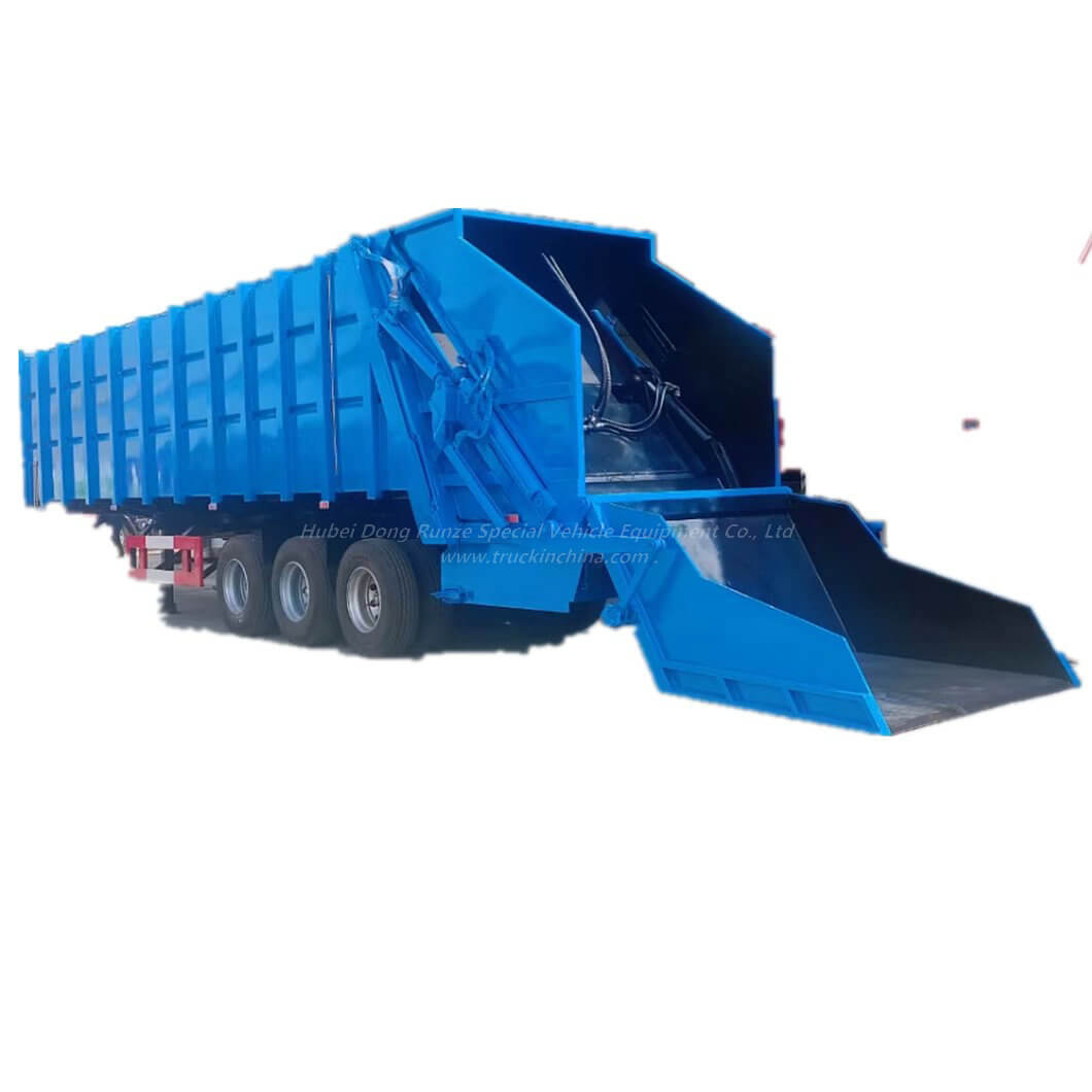 Wholesale 45 CBM Tri-Axles Compressed Garbage Semi Trailer in Chinese ...