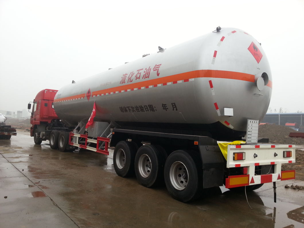Wholesale 3 Axles Heavy Duty LPG Gas Tanker Semi Trailer 59cbm ...