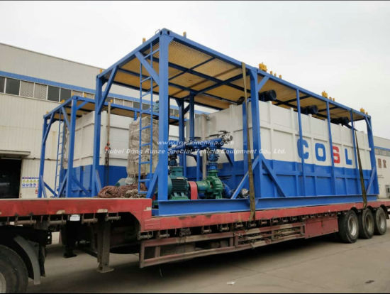 Wholesale Skid 500 Bbl Frac Tank Steel Lined PE for Oilfield Chemical ...