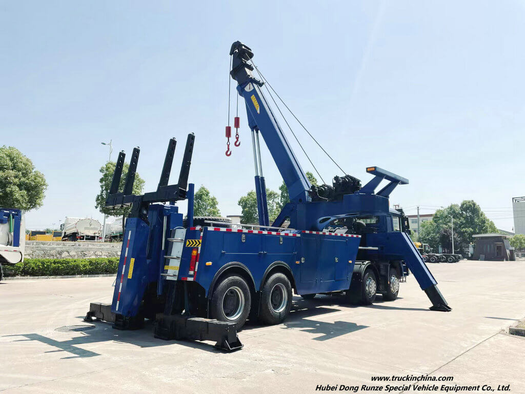 Wholesale SHACMAN 50T Rotator Wrecker Tow Truck for Breakdown Bus ...