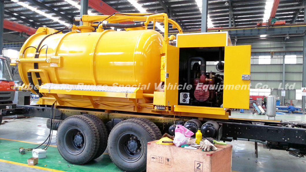 Wholesale Combined Sewer Jetting Vacuum Tank Body Customized (3000L ...