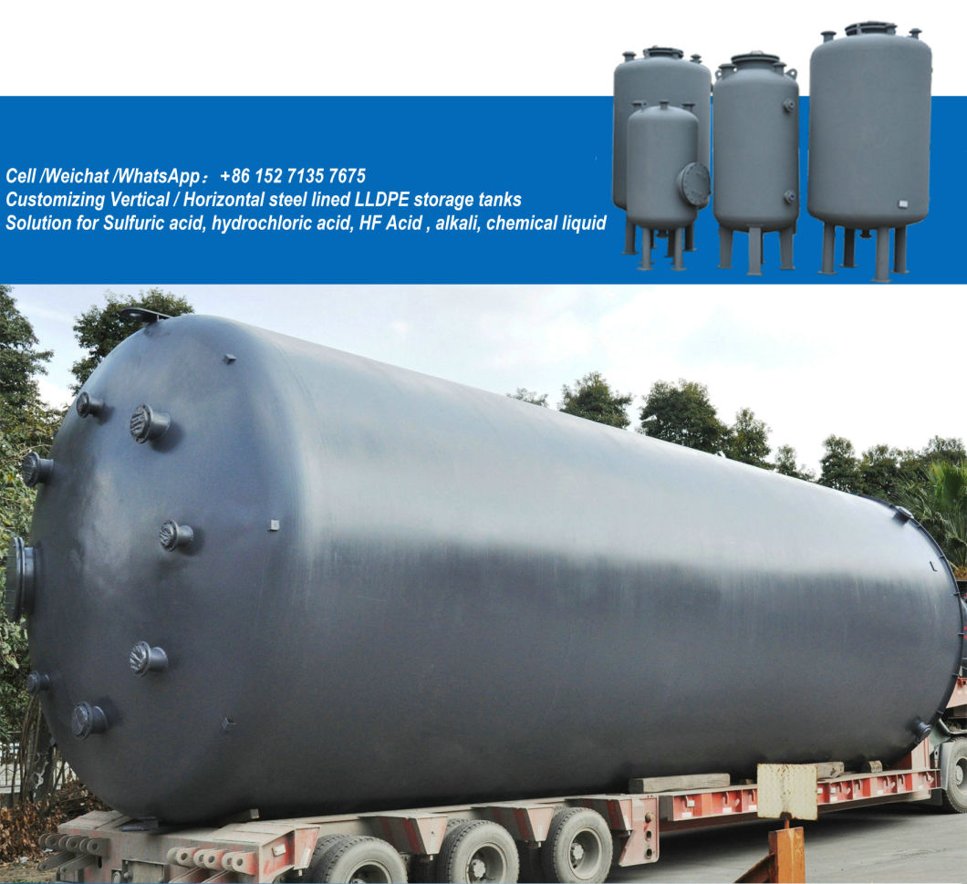 Wholesale HCl Naclo Storage Dosing Tanks (Carbon Steel Tank Lined LLDPE ...