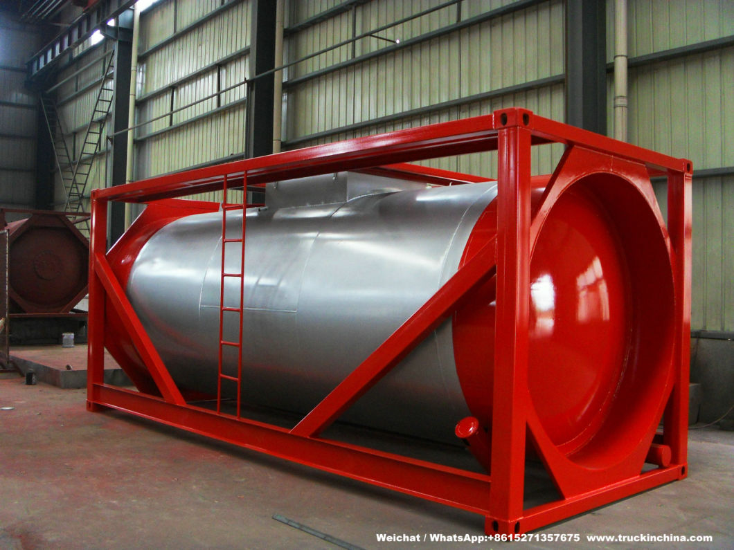 Wholesale 20FT ISO Tank Container for Liquid Calcium Carbonate Slurry ...