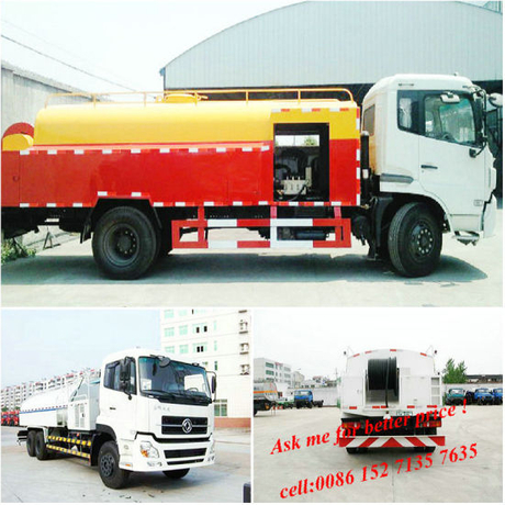 Wholesale High Pressure Cleaning Water Jetting Tanker Truck 8000 ...