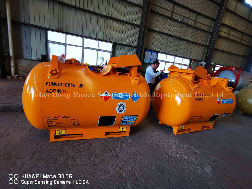 Inspection 10Units T21 TEAL UN Portable Tank C430 Teal Cylinder For ...