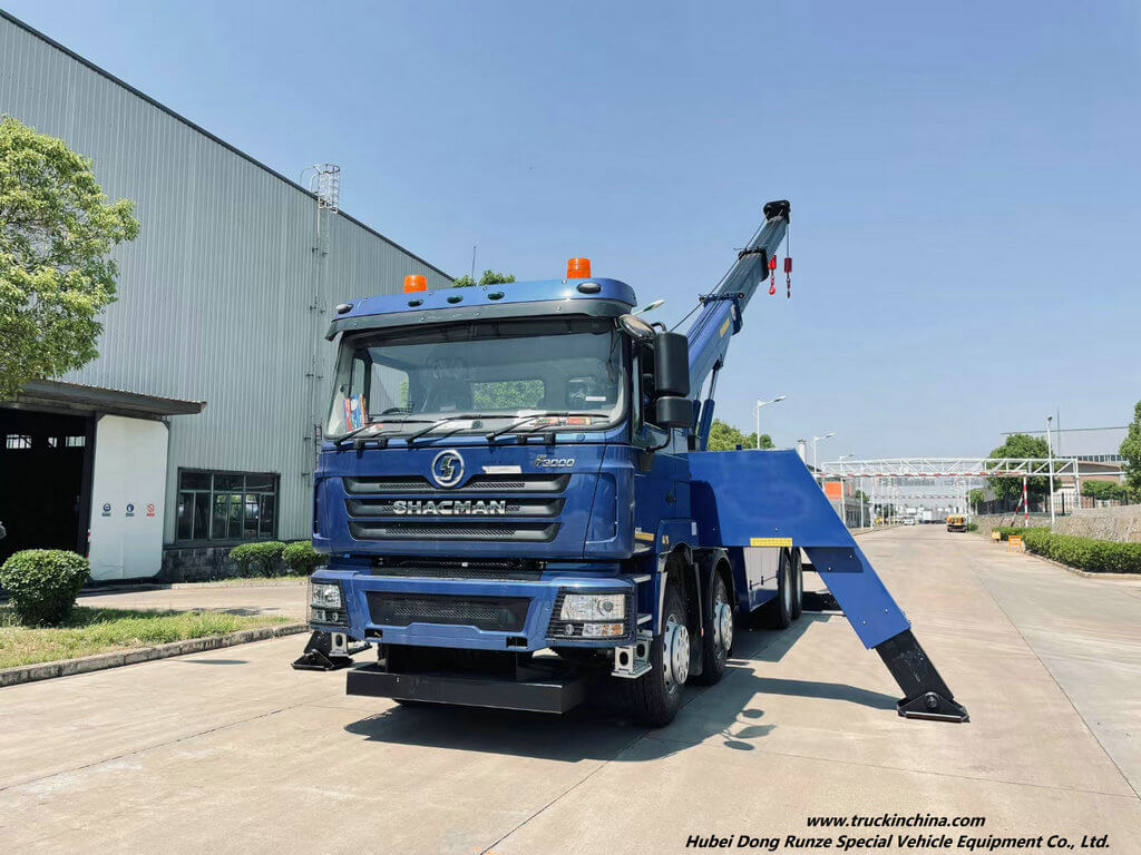 Wholesale SHACMAN 50T Rotator Wrecker Tow Truck for Breakdown Bus ...