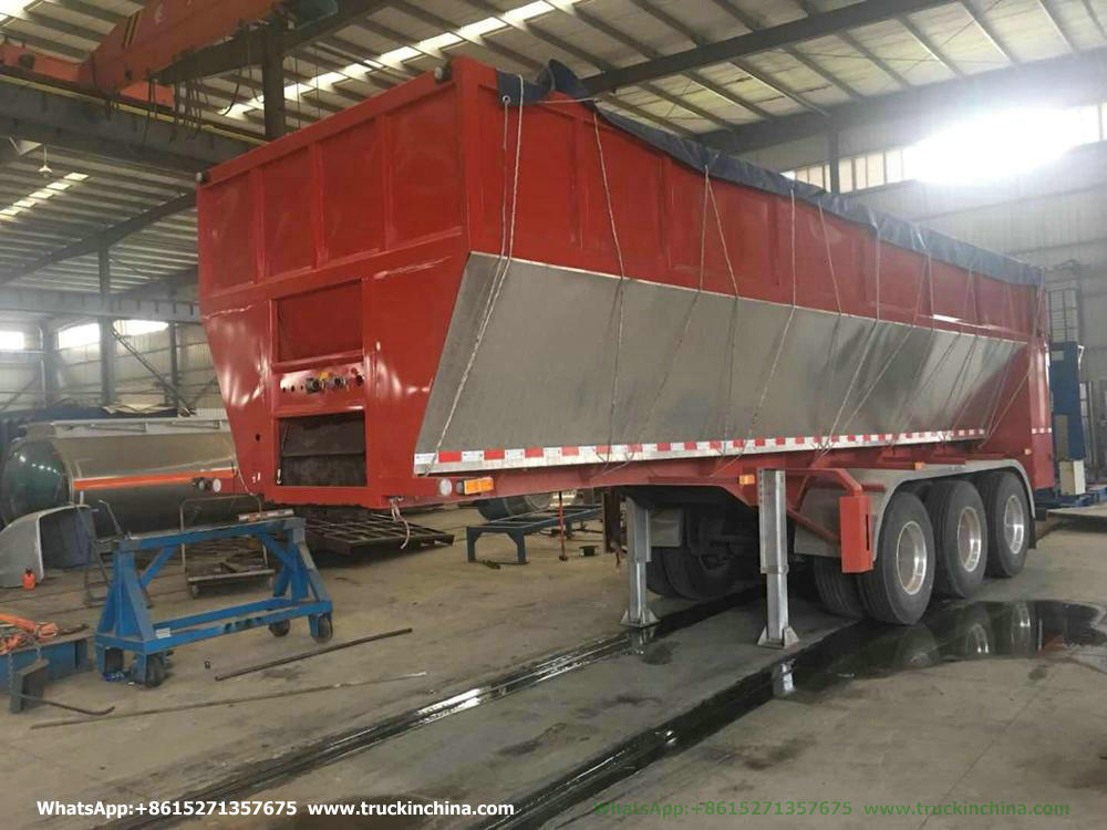 Wholesale Customizing 3 Axle Conveyor Belt Trailer (Self-unloading ...