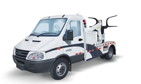 Iveco. Roll Back Flatbed Wrecker or Wheel Lift Wrecker with Broken Car ...