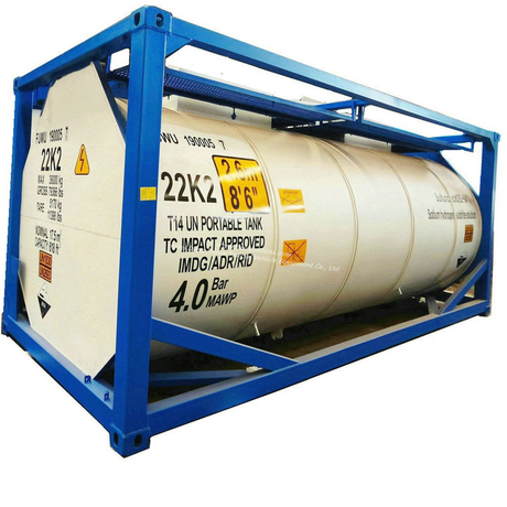 Wholesale 20FT T7 T14 ISO Tank Containers 17.5KL for UN 1830 Sulfuric ...
