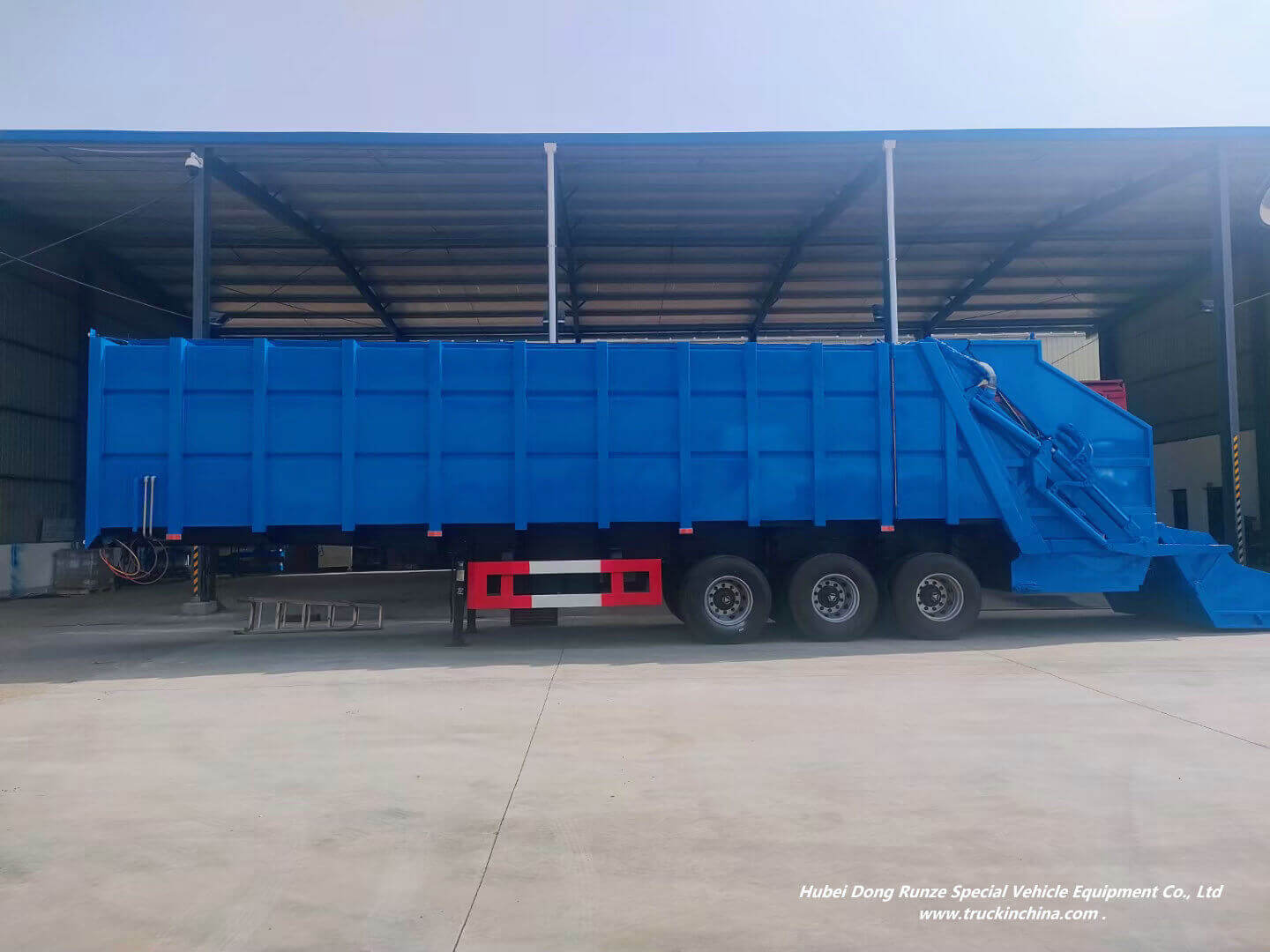 Wholesale 45 CBM Tri-Axles Compressed Garbage Semi Trailer in Chinese ...