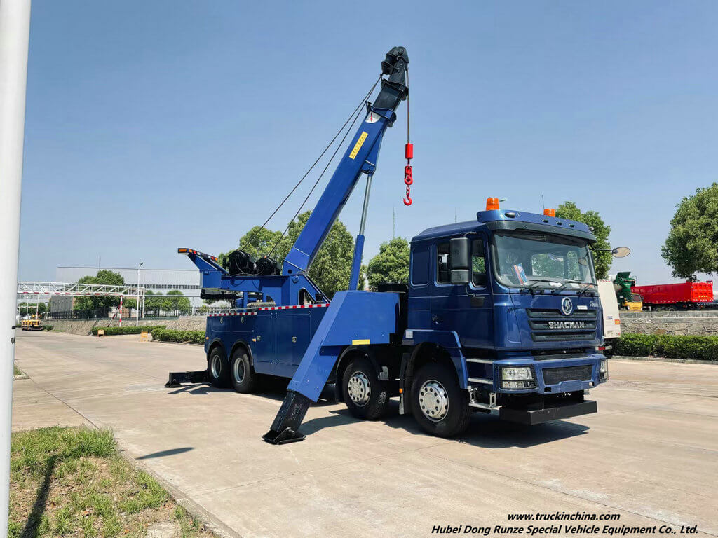 Wholesale SHACMAN 50T Rotator Wrecker Tow Truck for Breakdown Bus ...