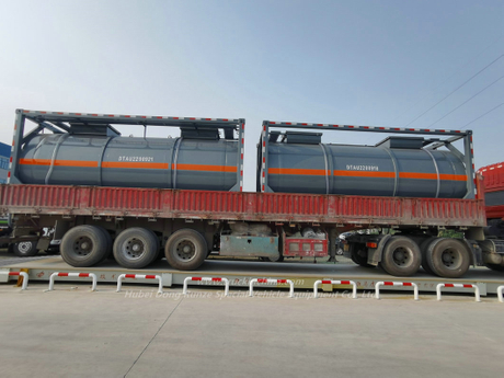2 Sets Hydrochloric Acid Hydrofluoric Acid Road transport 20Ft Tank ...