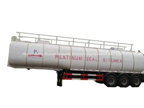 Wholesale Hot Liquid Asphalt Tanker Trailer Truck 50, 000 Liters with ...