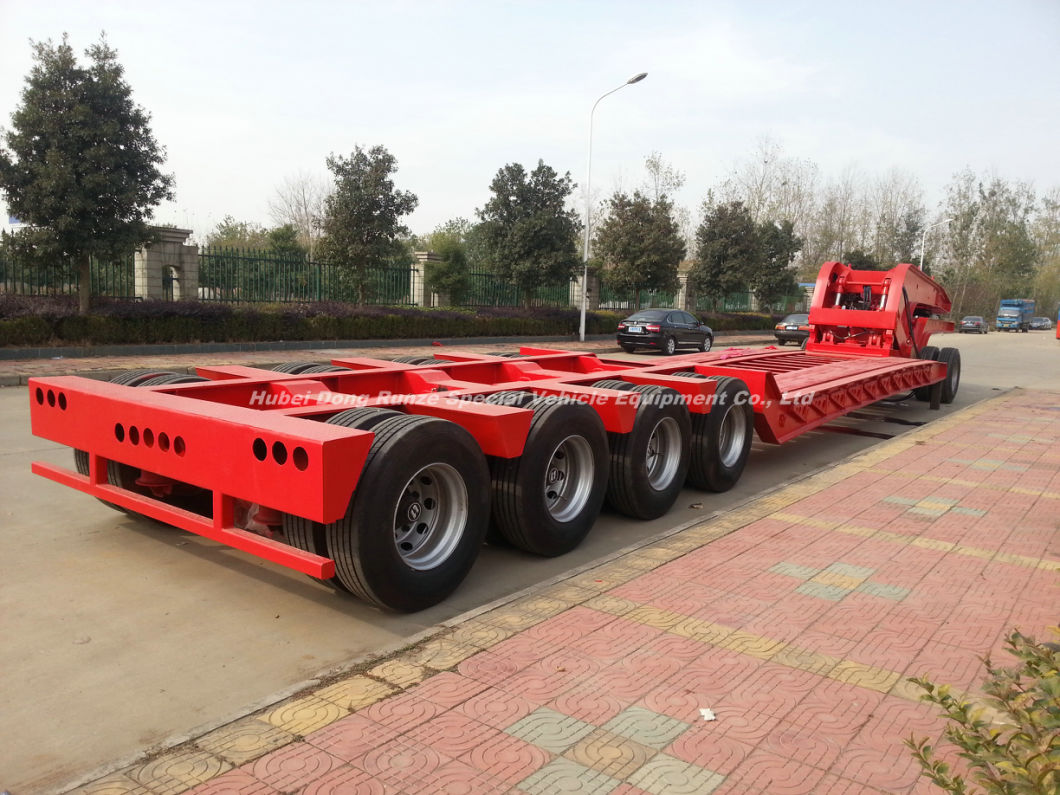 Wholesale 200ton Hydraulic Detachable Gooseneck Lowbed Trailer 6 Axles ...