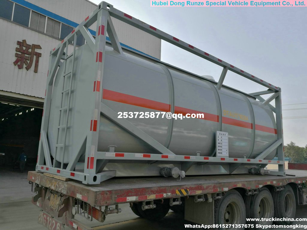 4units 20ft HCL acid tank containers 22cbm export vietnam - Hubei Dong ...