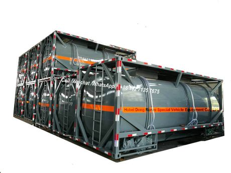 Wholesale 20FT ISO HCL Acid Tank Container 21cbm For Vietnam Chemical ...