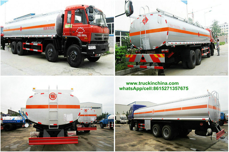 DRZ5290GYYE Dongfeng 8x4 Aluminium Fuel Tanker Capacity 30000L for sale ...