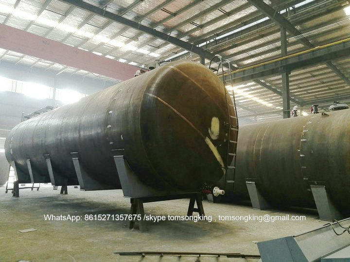 Wholesale Horizontal Storage HCL Acid Tanks Steel Lined LDPE 120000 ...