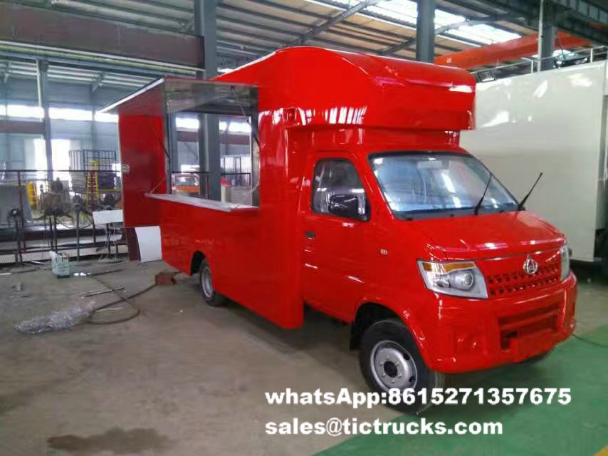DONGFENG mobile food vending van truck - Hubei Dong Runze Special ...