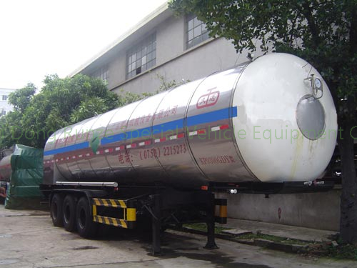 Carbon dioxide liquid, CO2 LCO2 Tanker, Tank Semitrailer