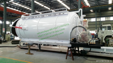 customized vacuum tank body 10cbm for Hongkong - Hubei Dong Runze ...