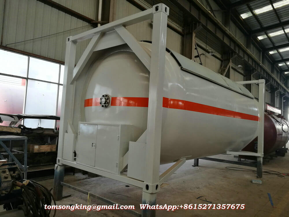 Wholesale NH3 ISO Tank Container 20FT 24000L Anhydrous Liquid Ammonia ...