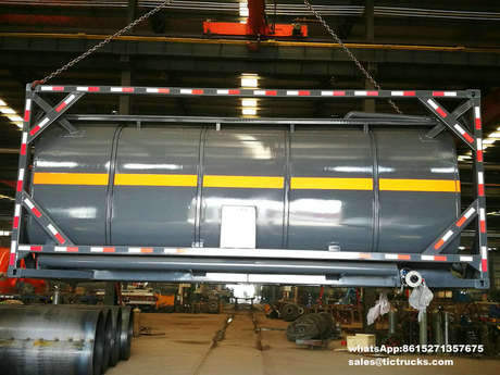 20ft Hydrochloric acid Tank container export afirica CIF price - Hubei ...